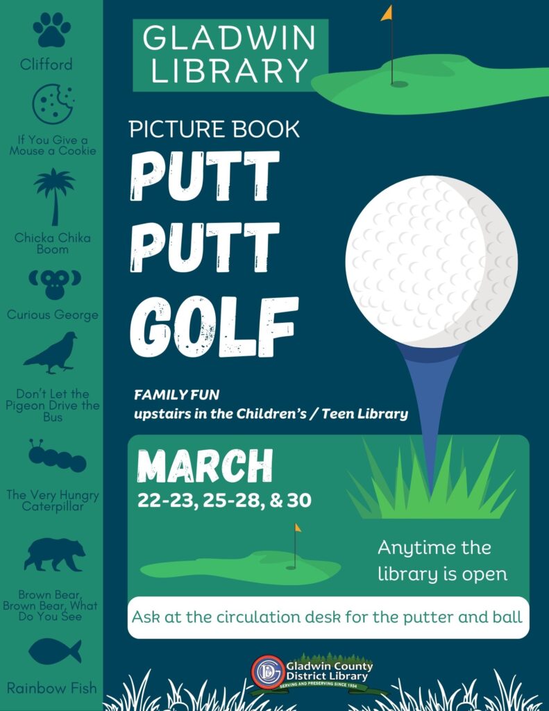 Gladwin: Picture Book Putt Putt Golf-FREE @ Gladwin District Library ...
