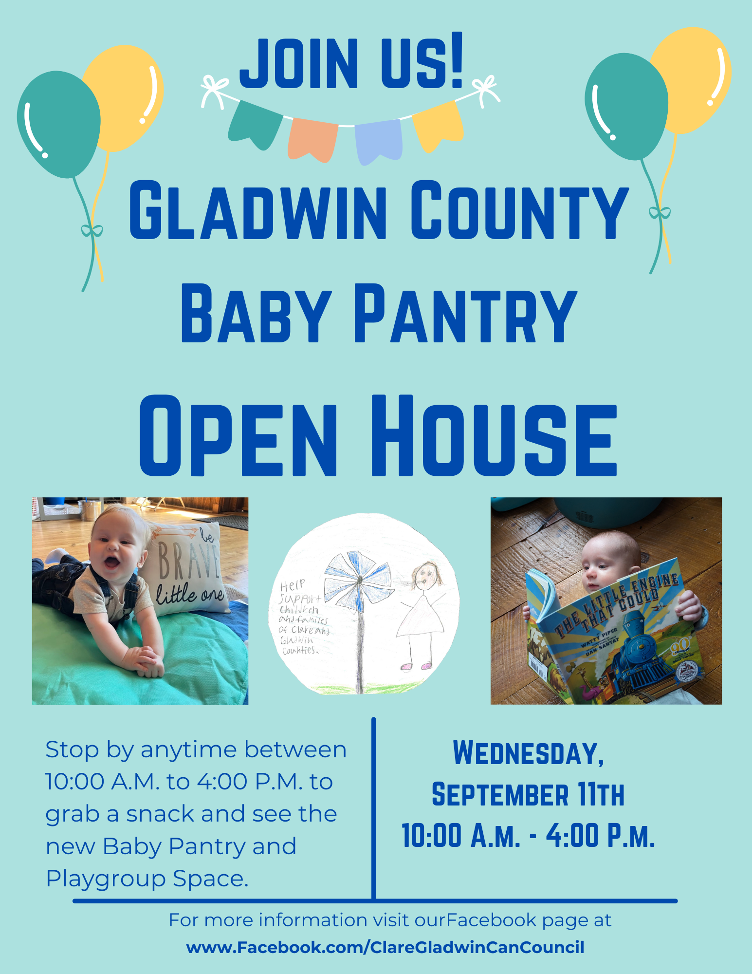 Gladwin: Gladwin County Baby Pantry Open House @ Baby Pantry - Great ...